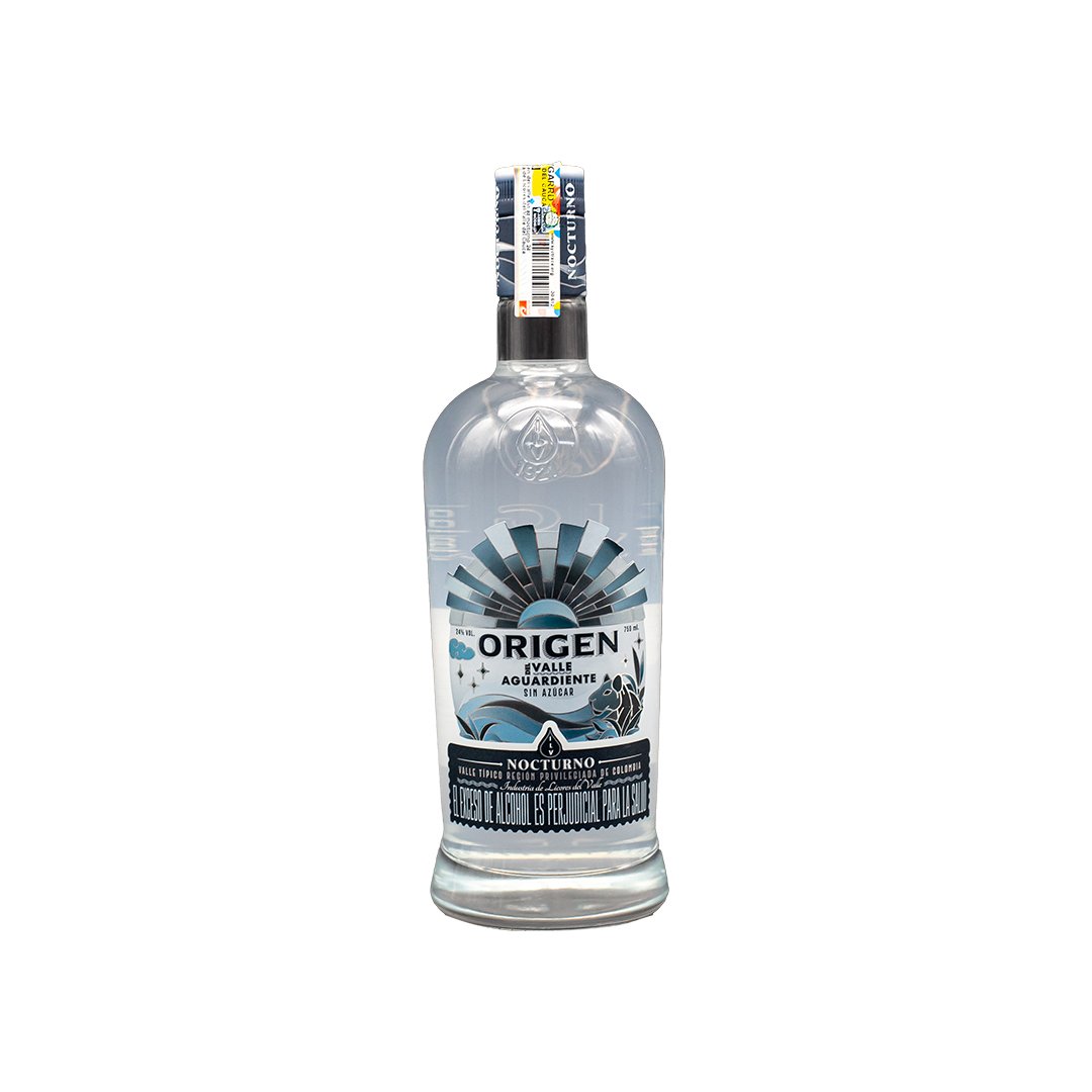 Aguardiente Origen del Valle – Nocturno 750ml - JR Licores Junior