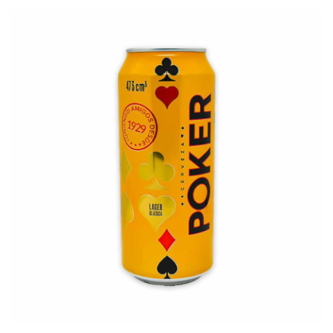 Cerveza Poker Lata 473ml - JR Licores Junior